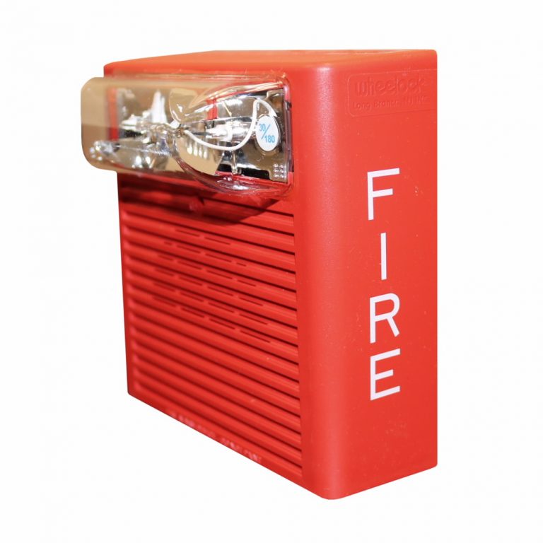 Wheelock ASWP-2475W-FR Horn Strobe, Red, Fire, 24V | FireAlarm.com