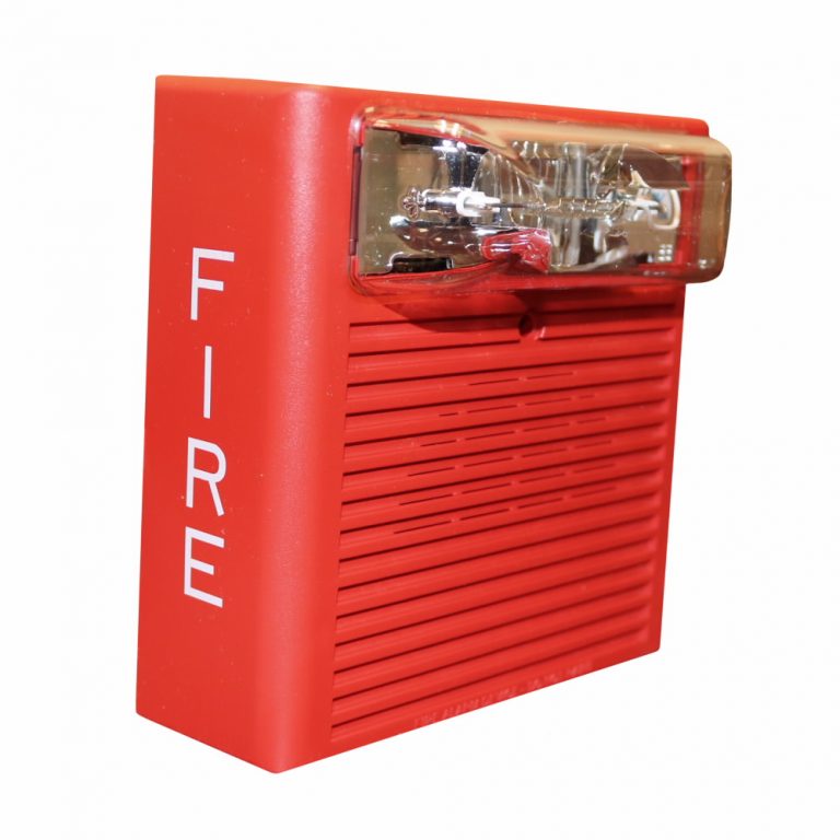 Wheelock ASWP-2475W-FR Horn Strobe, Red, Fire, 24V | FireAlarm.com