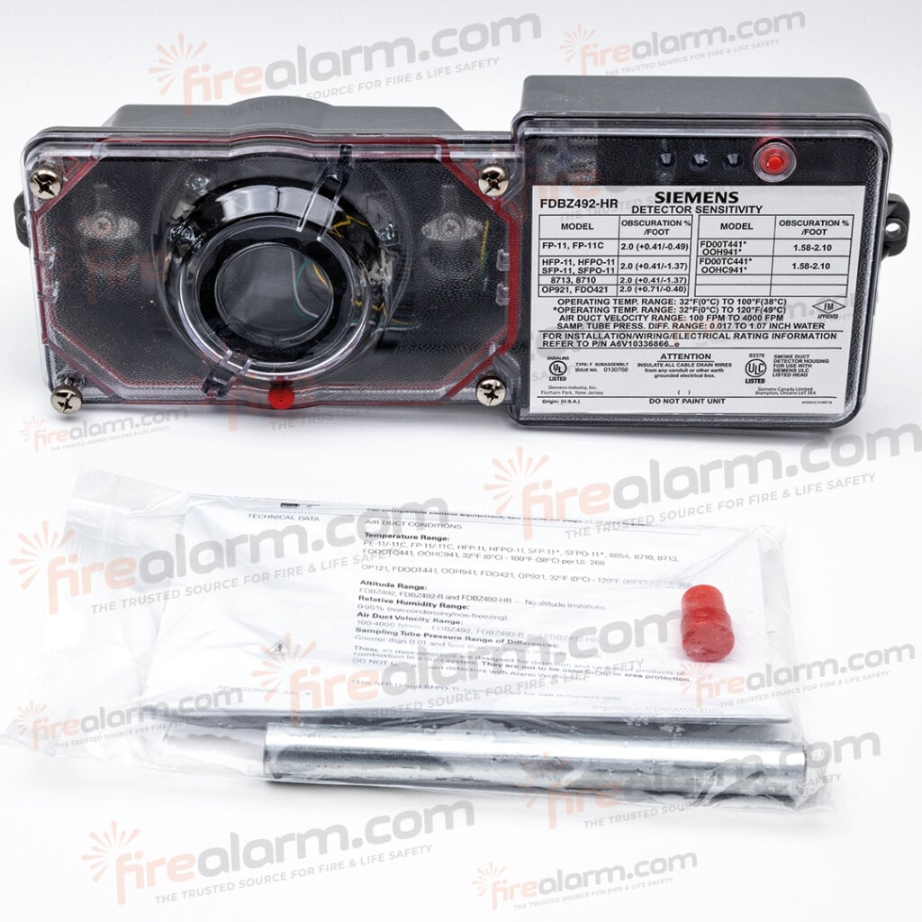Siemens FDBZ492-HR Addressable Duct Detector with Relays
