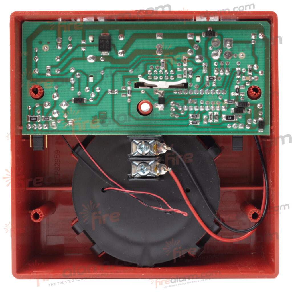 Wheelock AS-24MCW-FR Audible Strobe, Red, "FIRE", Wall Mount ...