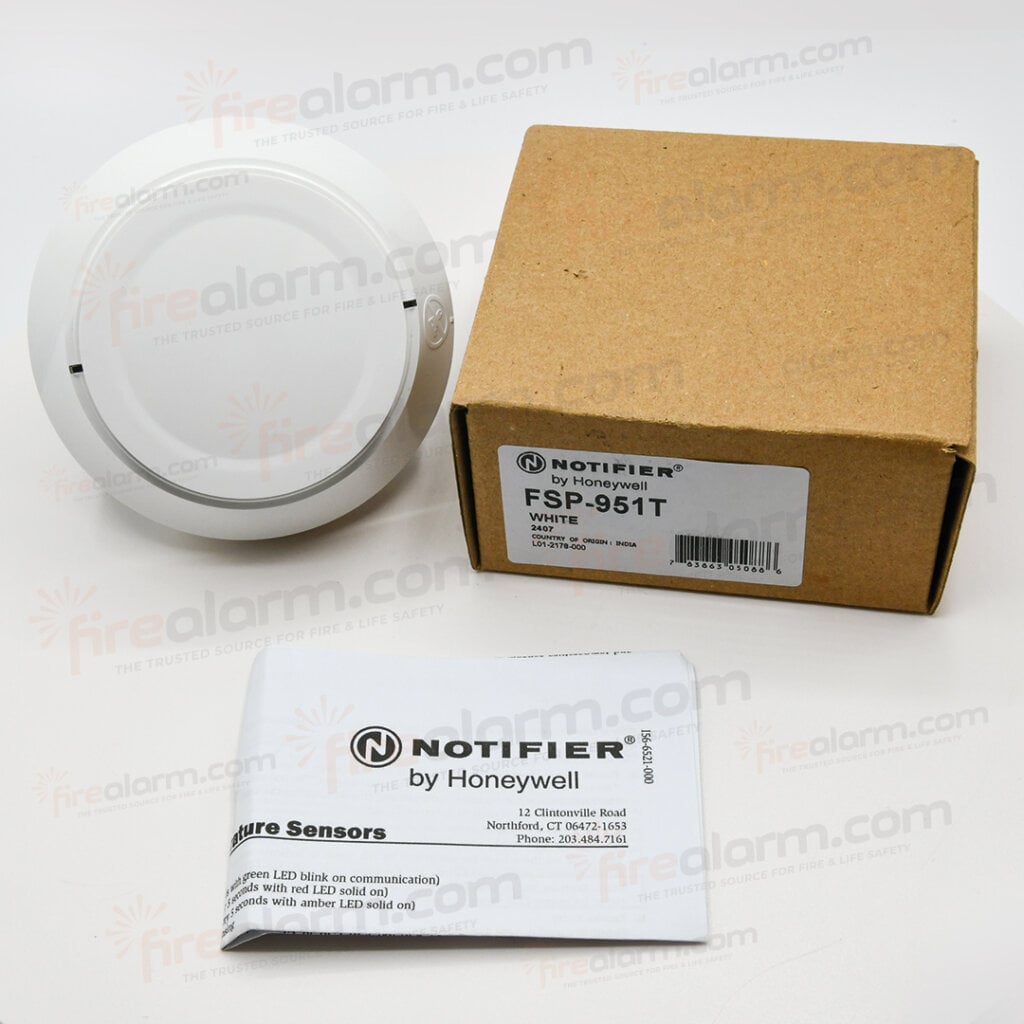 Notifier FSP-951T Low-Profile Photoelectric Sensor, 135°F Addressable ...