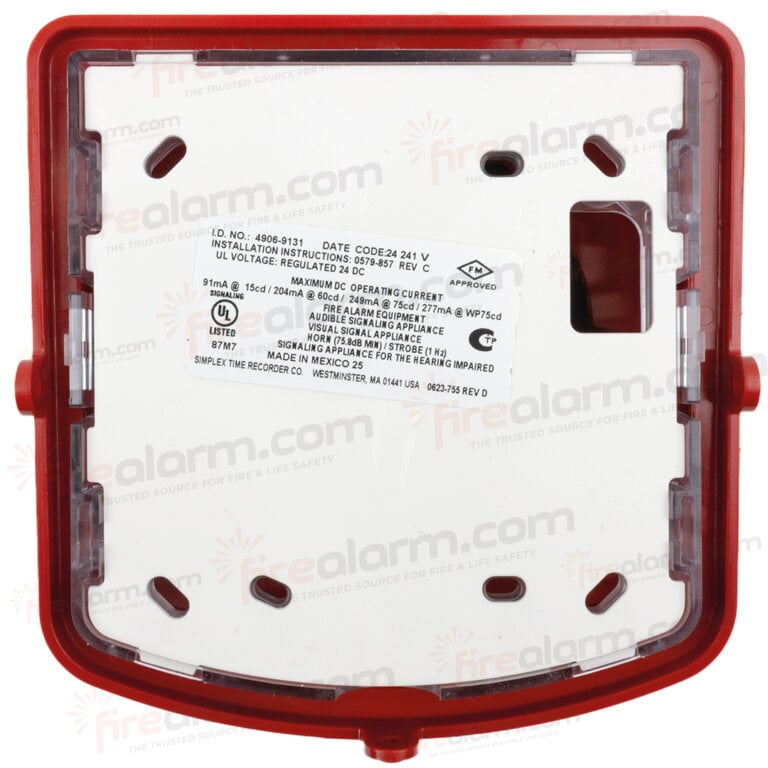 Simplex 4906-9131 Multi-Candela Horn-Strobe, Weatherproof | FireAlarm.com