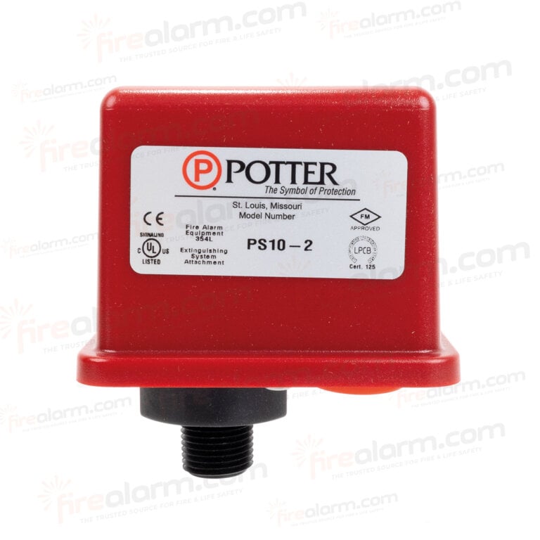 Potter PS10-2 Pressure Switch with SPDT Contacts | FireAlarm.com
