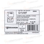 Edwards EST G1VWF Strobe, White, "FIRE", Selectable Candela | FireAlarm.com