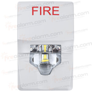 Edwards EST G1VWF Strobe, White, "FIRE", Selectable Candela | FireAlarm.com