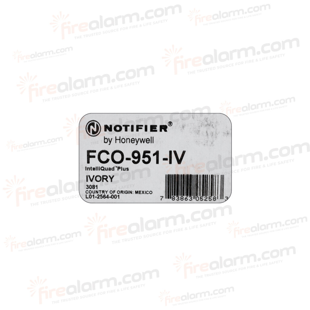 Notifier FCO-951-IV Multi-Criteria Fire/CO Detector, Ivory | FireAlarm.com