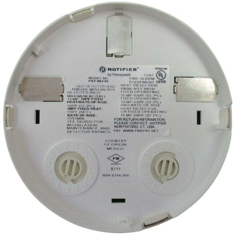 Notifier FST-951-IV Intelligent Heat Detector, Ivory, 135°F | FireAlarm.com