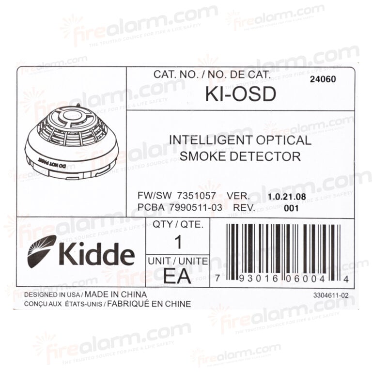 Kidde KI-OSD Intelligent Optical Smoke Detector