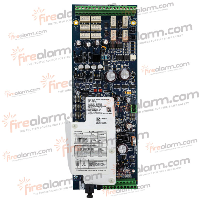 Simplex 4100-6121 Right-Port Fiber Modem, Single-Mode | FireAlarm.com