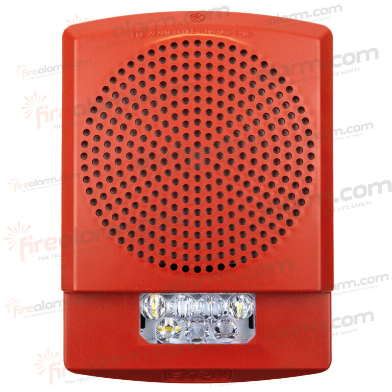 Wheelock ELSPSTR Speaker Strobe, Red, "FIRE", Wall | FireAlarm.com
