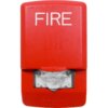 Wheelock ELSTR LED Strobe, Red, Wall, 24V, "FIRE" | FireAlarm.com
