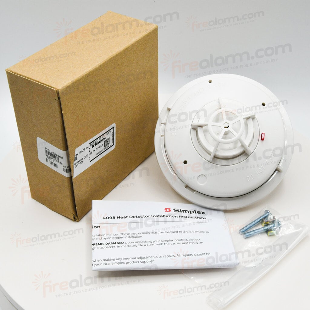 Simplex 4098-9401 Heat Detector, 135°F Fixed | FireAlarm.com