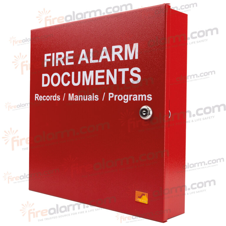 Notifier NF-FAD Fire Alarm Cabinet, Red, Notifier Lock | FireAlarm.com