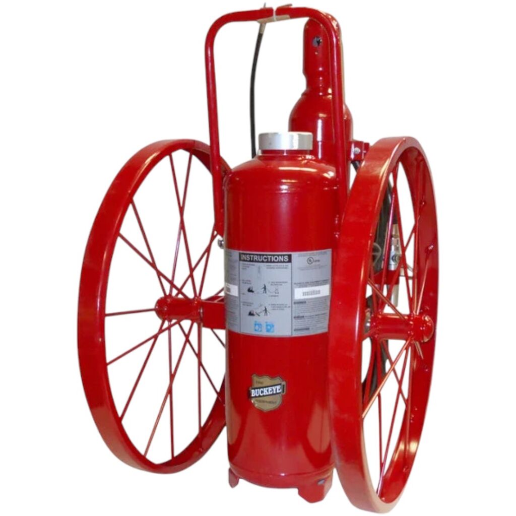 Buckeye 31350 125 lbs PK Pressure Regulated Fire Extinguisher, 36 in ...