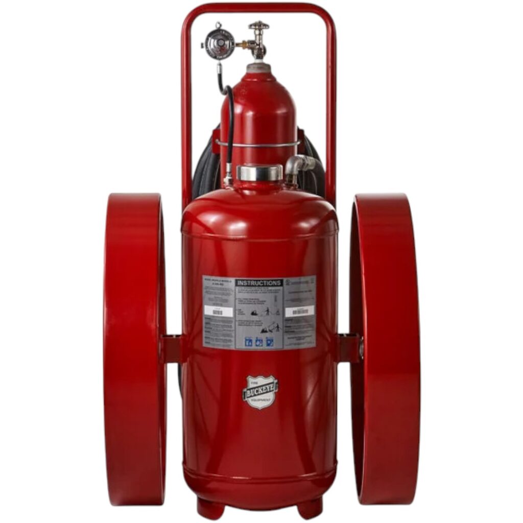 Buckeye 32120 300 lbs ABC Pressure Regulared Fire Extinguisher, 36 in ...