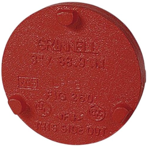 Grinnell 26030P 260 Grooved Cap, 3" | FireAlarm.com