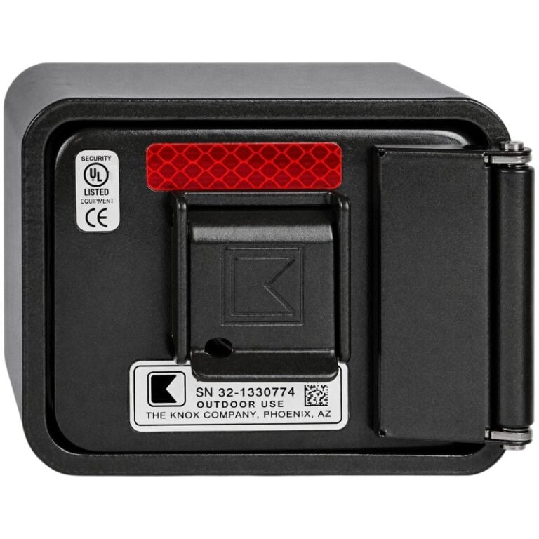 Knox Box 3261 Knoxbox 3200, Surface Mount, Hinged Door, Black ...