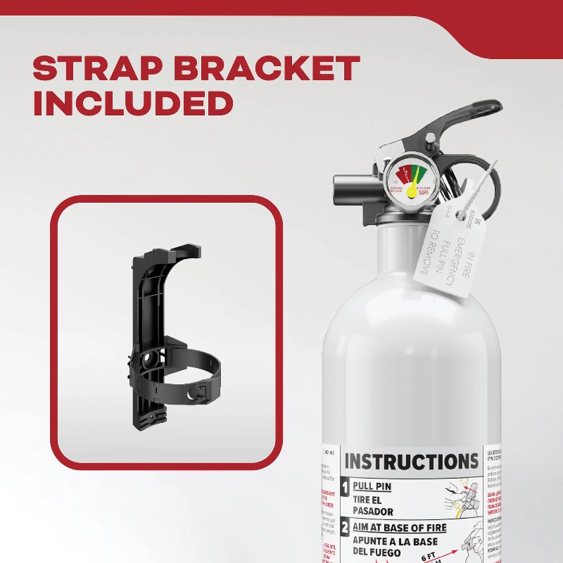 Kidde KD57W-5BC Mariner PWC Fire Extinguisher, Nylon Strap Bracket, PWC ...