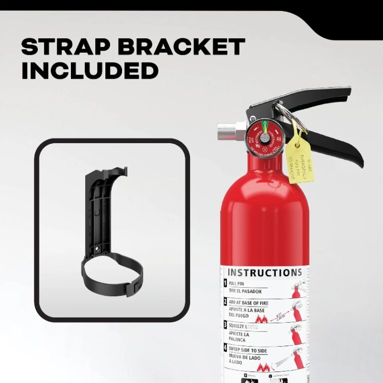 Kidde 21033041 Pro 10 Fire Extinguisher 2.9lb, Rechargeable with Metal ...