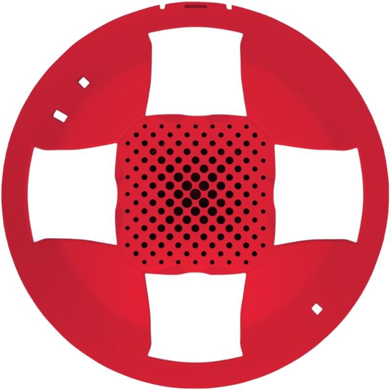 Kidde EGCSVRN-CVR Cover, Ceiling Speaker Strobe, Genesis, Red, No ...