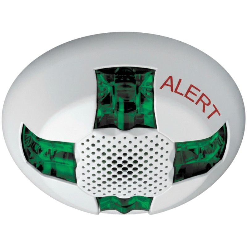 Kidde GCSVWA-G Ceiling Speaker Strobe, 75cd, White, ALERT Marking ...