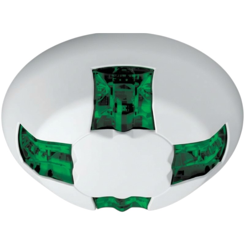 Kidde GCVWN-G Ceiling Strobe, 75cd, White, No Marking, Green ...