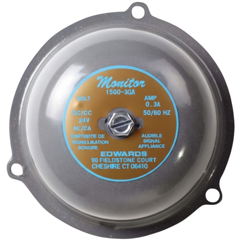 Edwards Signaling 156G-3J1 Bell, 3", 32VDC, Gray | FireAlarm.com