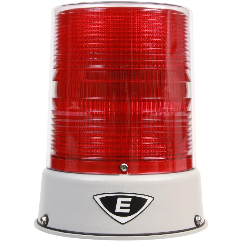 Edwards Signaling 57PLEDMR120A Beacon, Red, 120VAC, Gray Base ...