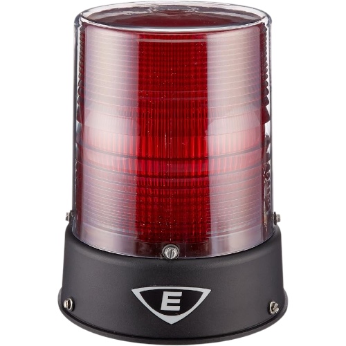 Edwards Signaling 57PLEDMR24ADB LED Beacon, Red, 24 VAC/DC, Black Base ...