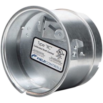 Field Controls 6RC Draft Regulator, 6", Oil, Wood, Coal | FireAlarm.com