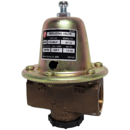 Bell & Gossett B7-12 Pressure Reducing Valve, 3/4" NPT, Set at 12 PSIG ...