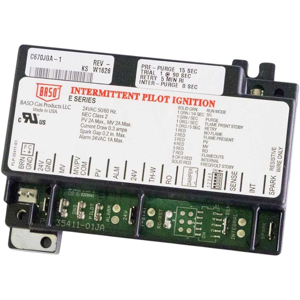 BASO Gas Products C661PGA-1C Ignition Control, Intermittent Pilot for ...