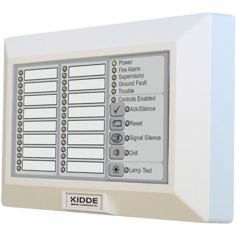 Kidde K-RLED-C-2 Remote Annunciator LED with Common Controls, White ...